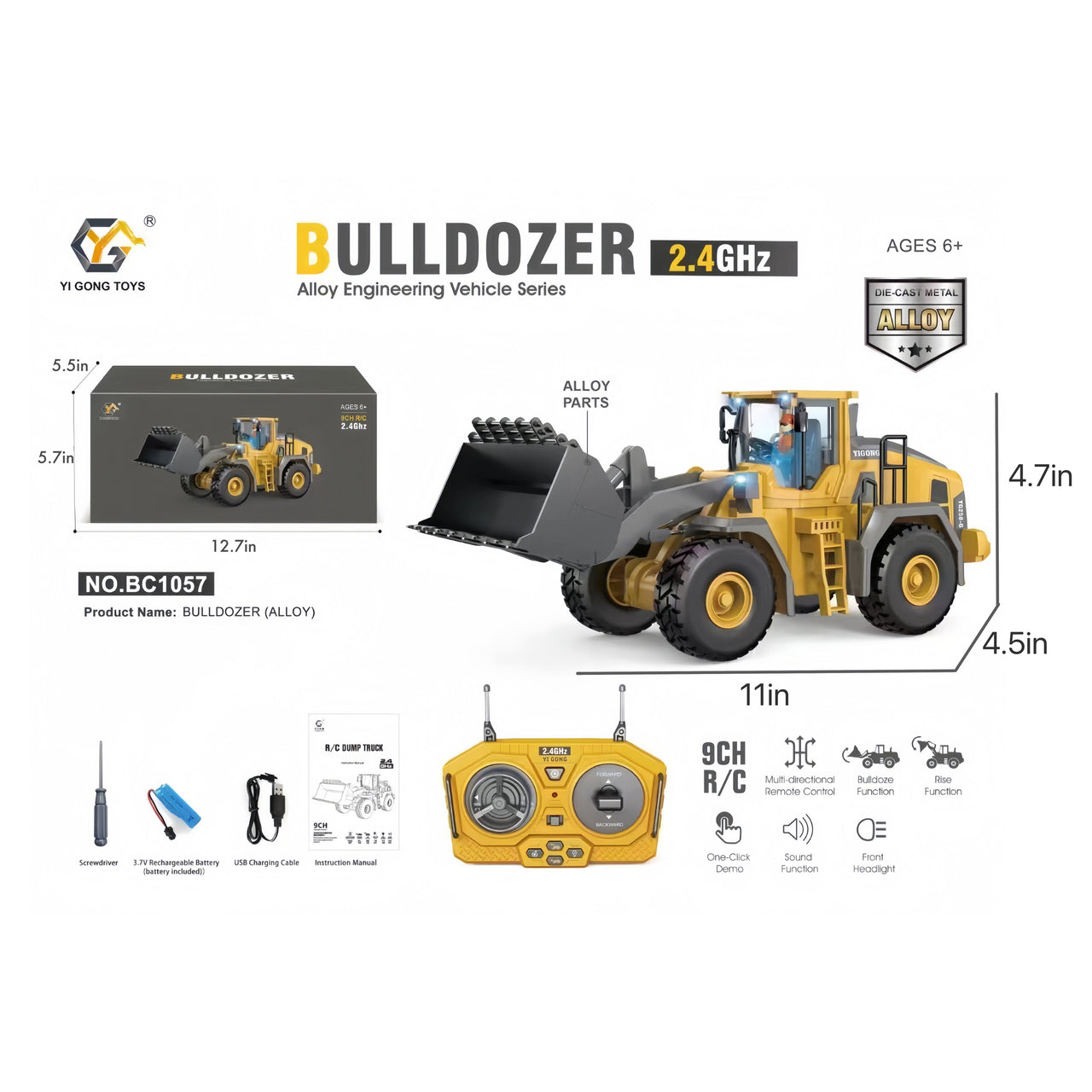 Metal Remote Control Excavator: The Ultimate Toy | Dream Buzz Store